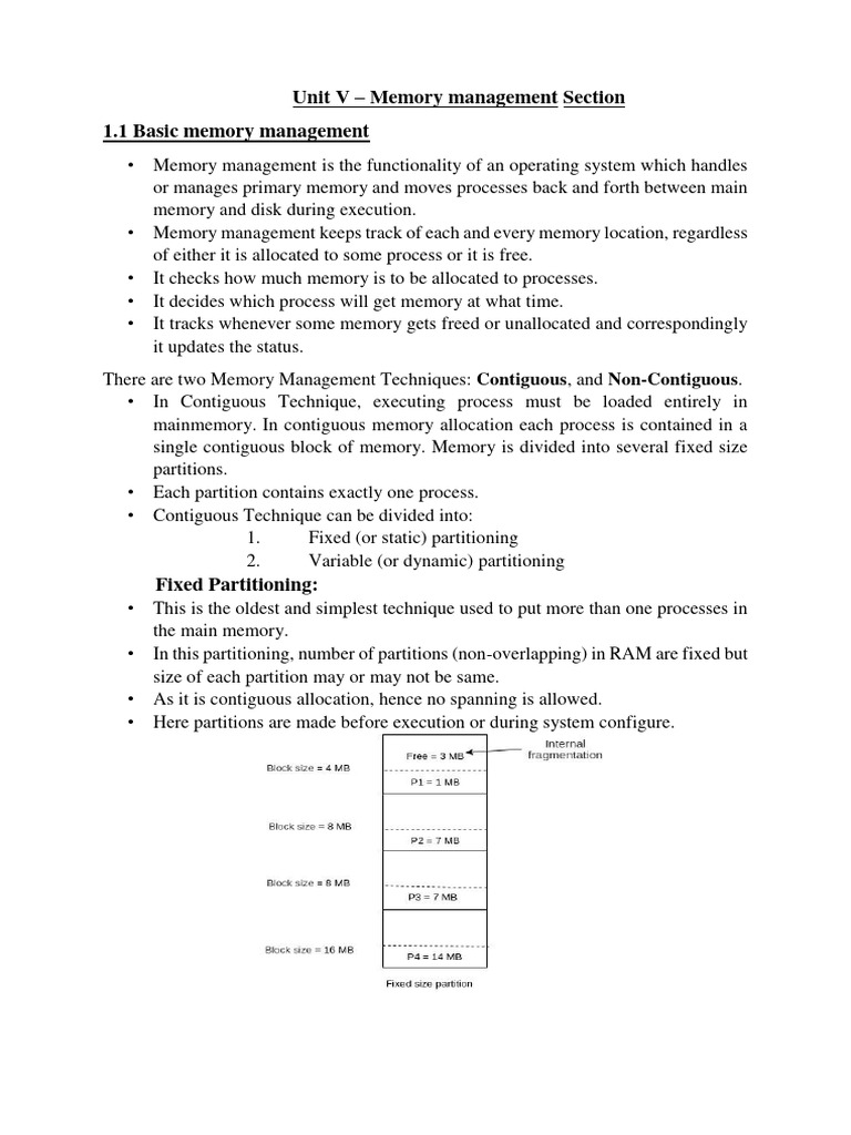 Memory Management | PDF