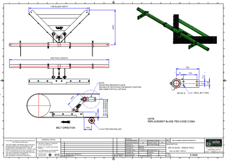 Vee Plough Single Pole Specs | PDF | Mechanical Engineering | Secondary ...