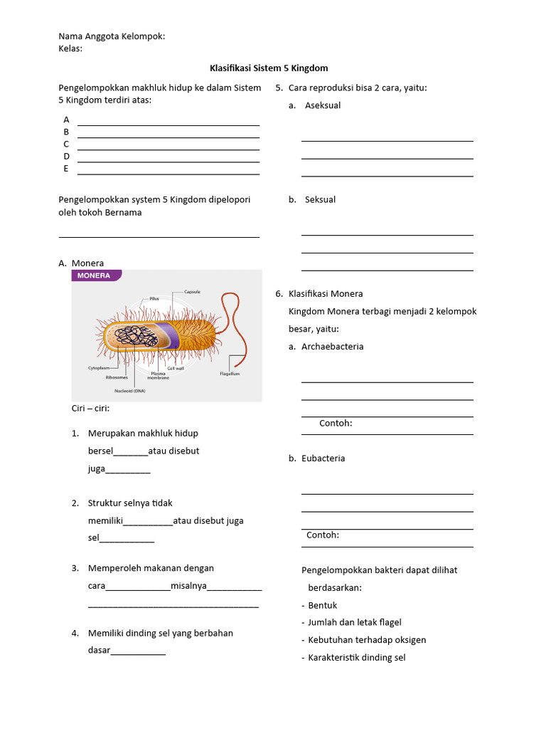 Klasifikasi Sistem 5 Kingdom | PDF Klasifikasi Sistem 5 Kingdom | PDF