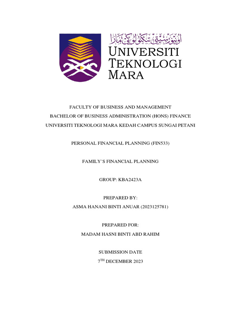 Individual Assignment Asma Hanani 2023125781 Kba2423a | PDF | Investing ...