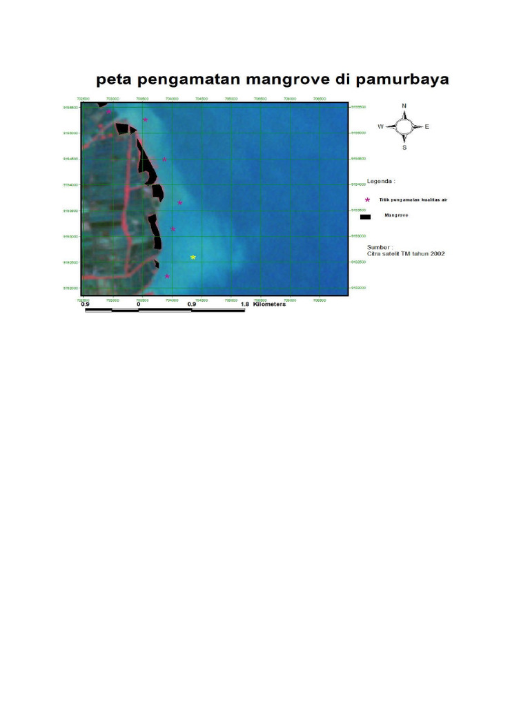 Peta Pengamatan Mangrove Di Pamurbaya | PDF