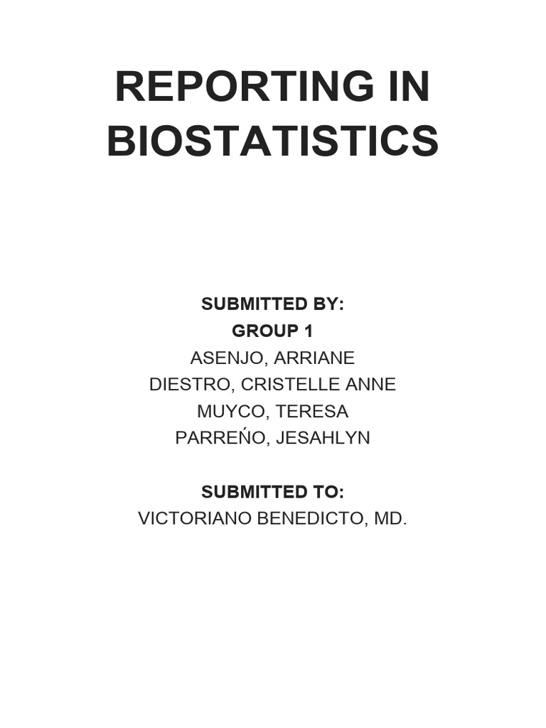 Biostatistics Assignment | Download Free PDF | Survey Methodology | Sampling (Statistics)