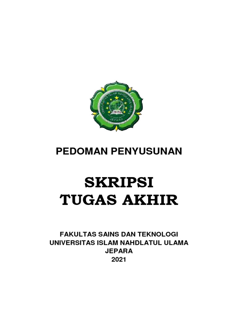 Panduan Skripsi - FST A5 | PDF