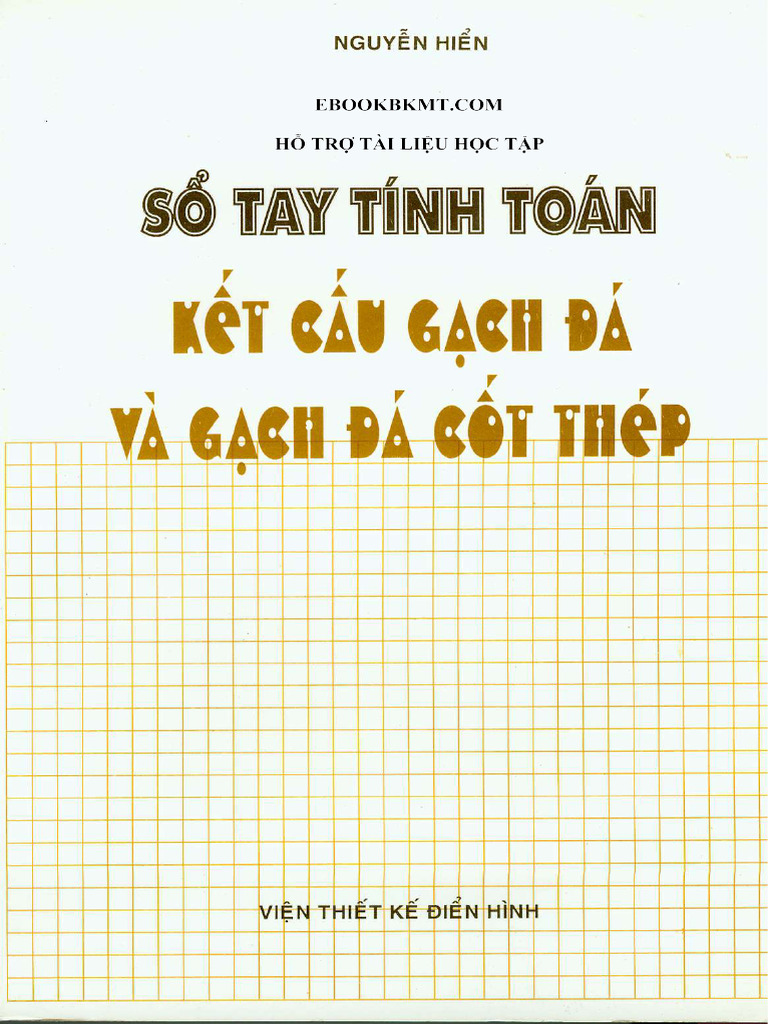 So Tay Tinh Toan Ket Cau Gach Da Va Gach Da Cot Thep | PDF