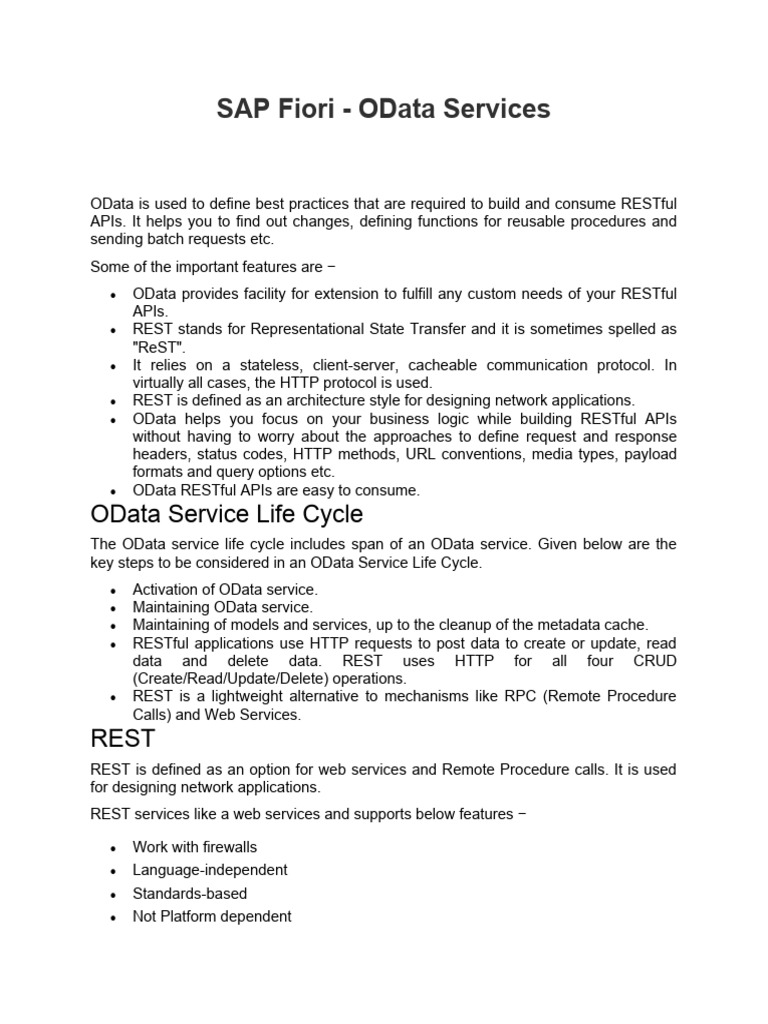 Odata Services | PDF | Representational State Transfer | Public Key Certificate