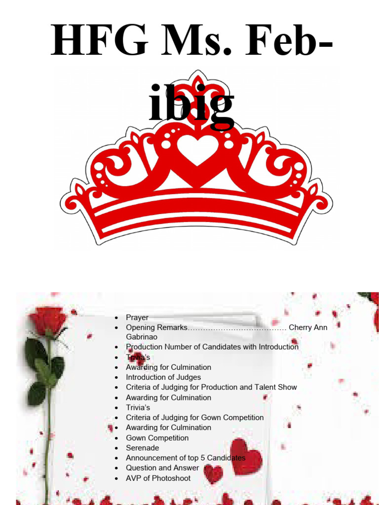 Ms. Feb-ibig 2023 Event Program | PDF