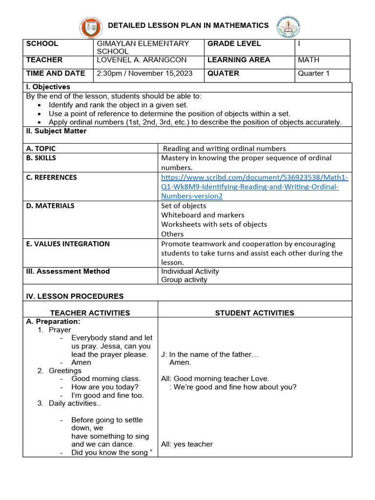 Lovenel DLP in MATH | PDF