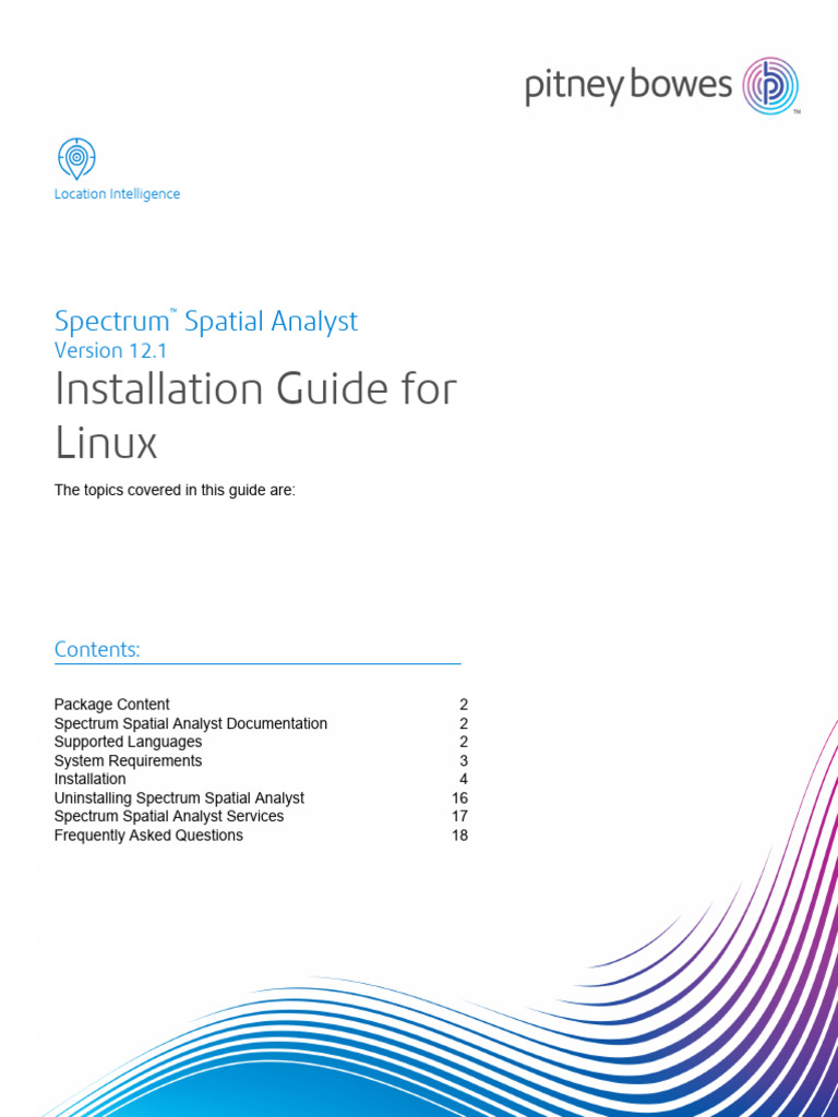 Spectrum Spatial Analyst Installation Guide Linux | PDF | Installation (Computer Programs) | Login
