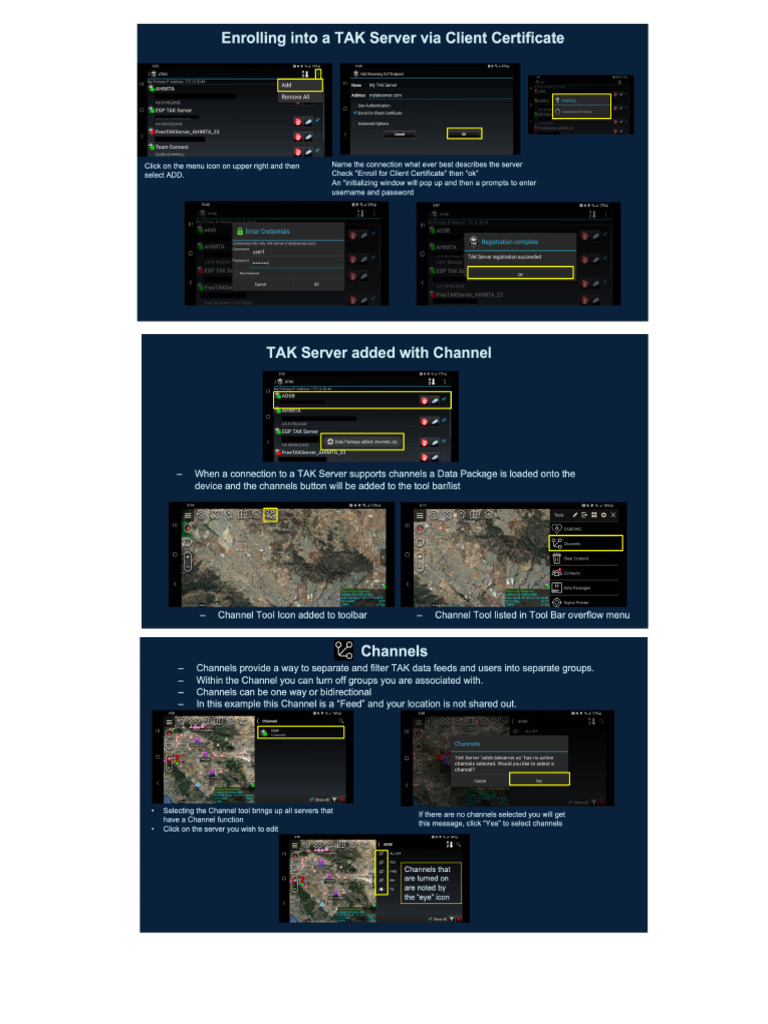 Enroll TAK Server Client Cert | PDF