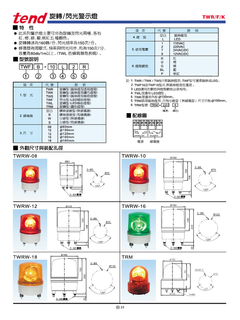 Warning_Light_Catalogue | PDF