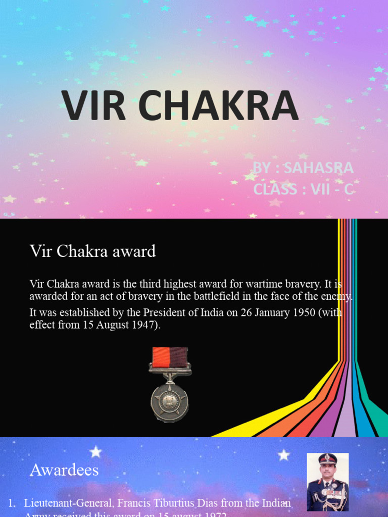 English Activity Vir Chakra and Kirti Chakra | PDF
