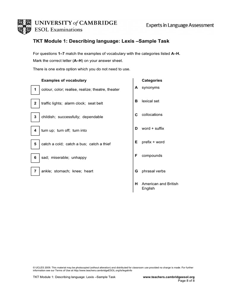 Lexis Sample Task | PDF