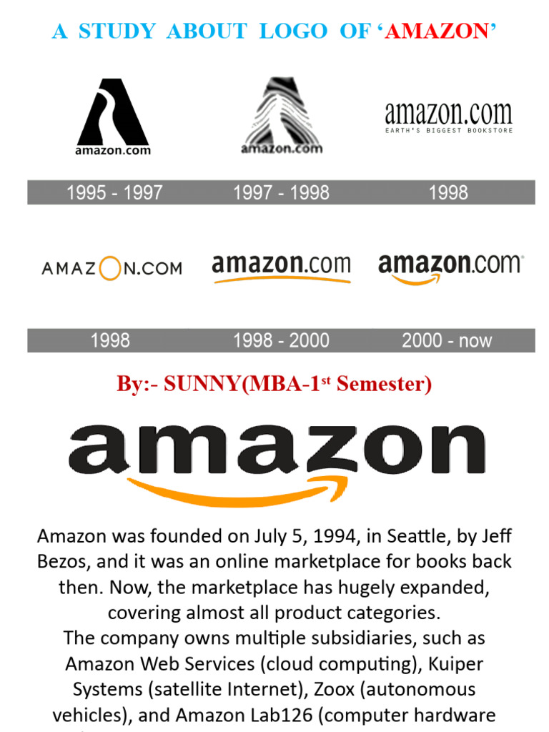 Amazon Logo Study | PDF | Typefaces | Logos