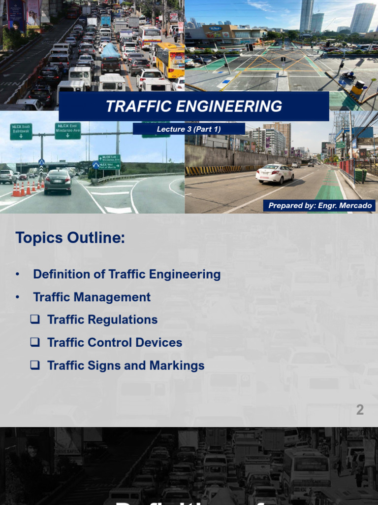 CET4123 - Lecture 3 - Traffic Engineering (Part 1) - Rev1 | PDF