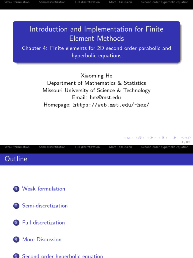 Finite Elements Chapter 4 | PDF | Finite Element Method | Matrix (Mathematics)