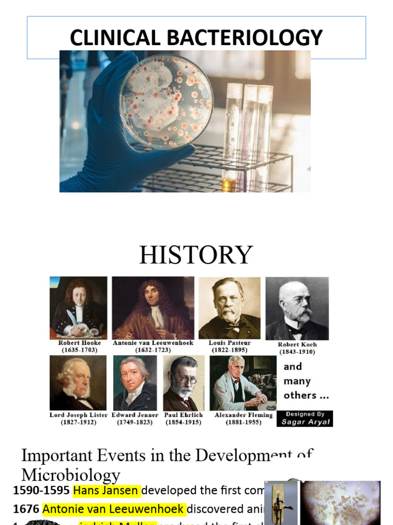 Introduction To Bacteriology Part I | PDF | Bacteria | Medicine