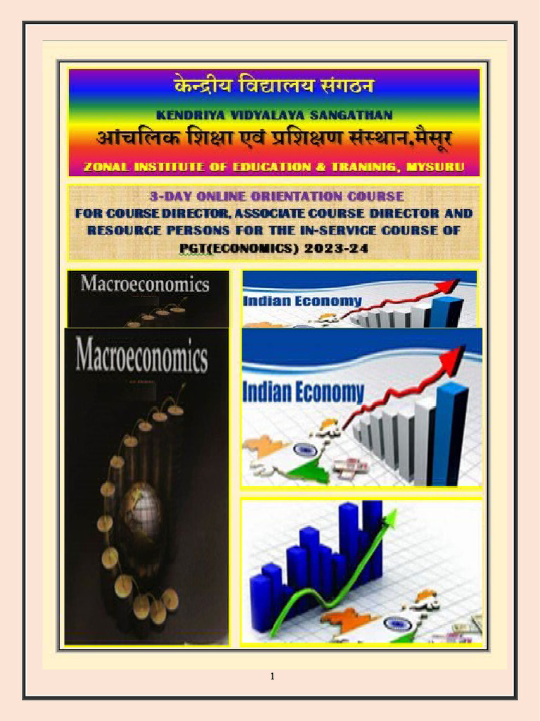 CLASS XII ECONOMICS STUDY MATERIAL 2023-24 | PDF