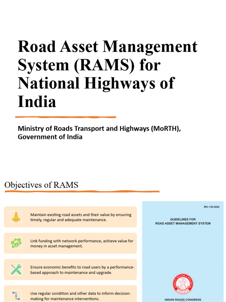 RAMS MoRTH PPT | PDF | Road | Geographic Information System