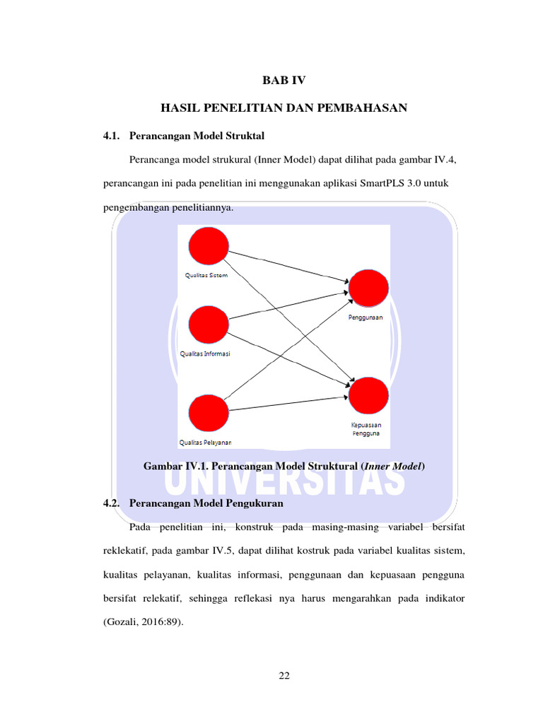 Evaluasi Model Struktural SmartPLS 3.0 | PDF