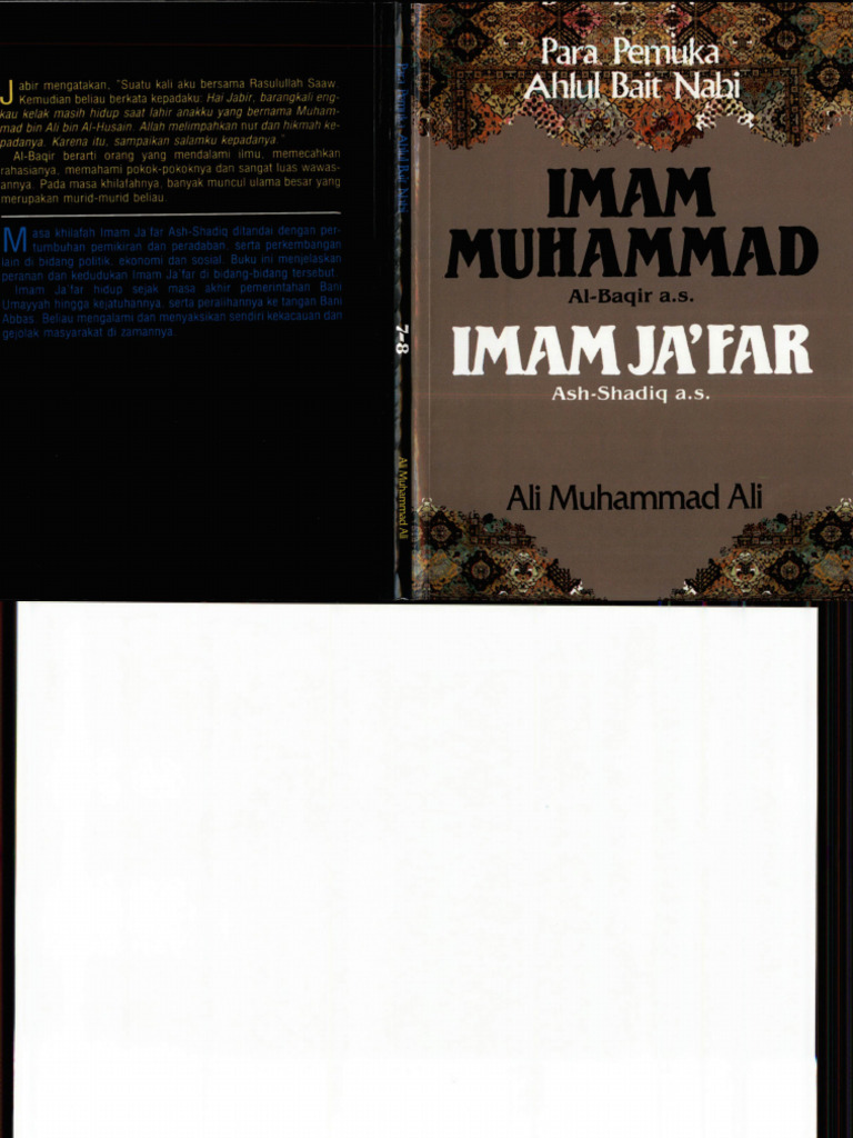Para Pemuka Ahlul Bait Nabi Imam Muhammad Al-Baqir A.S. Imam Jafar Ash-Shadiq A.S. by Ali ...