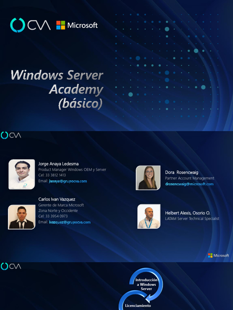 Windows Server Academy - Sesión #2 | PDF | Microsoft Windows | Servidor (Computación)