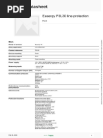 PowerLogic P3U30 Relay Specs Guide | PDF | Relay | Sustainability