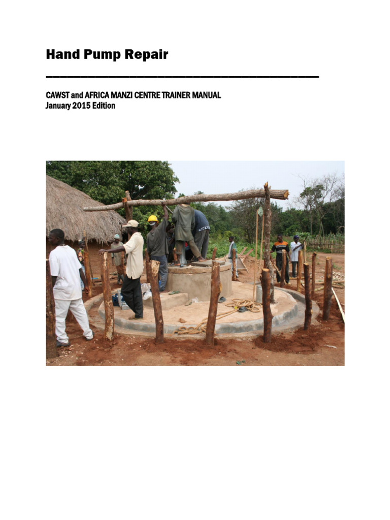 Hand Pump Repair - Zambia - SOHIP - 2014 | PDF | Learning | Experience