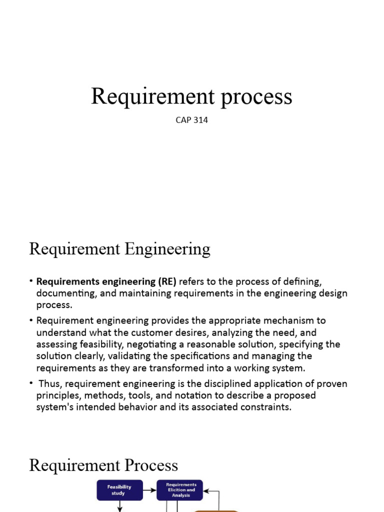 Requirement Process | PDF | Feasibility Study | Software Prototyping