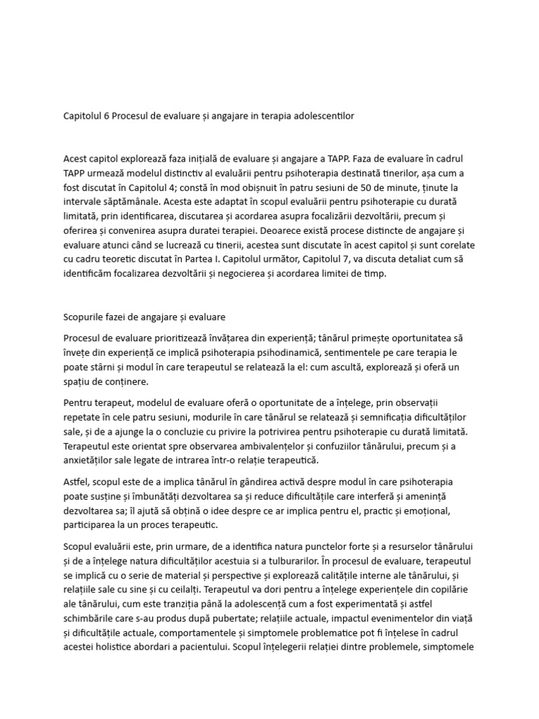 Capitolul 6 Procesul de Evaluare Și Angajare | PDF