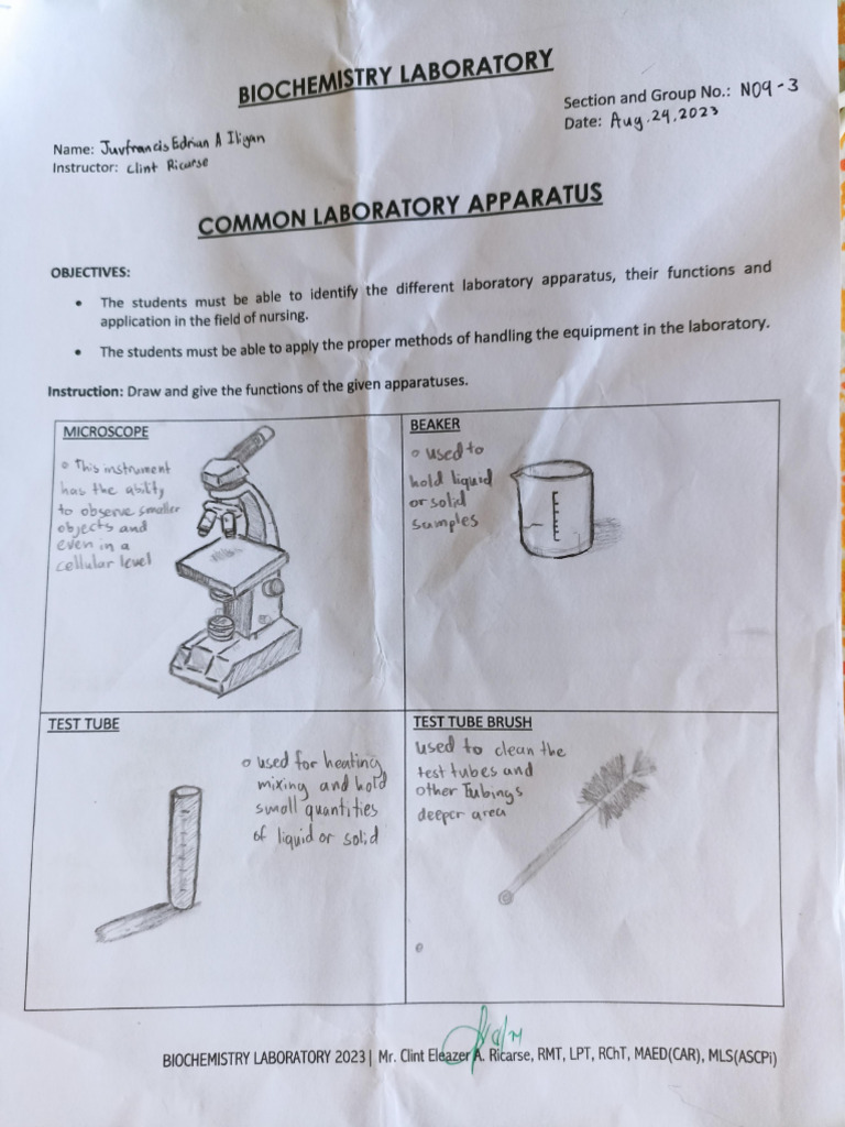 Laboratory Apparatus | PDF
