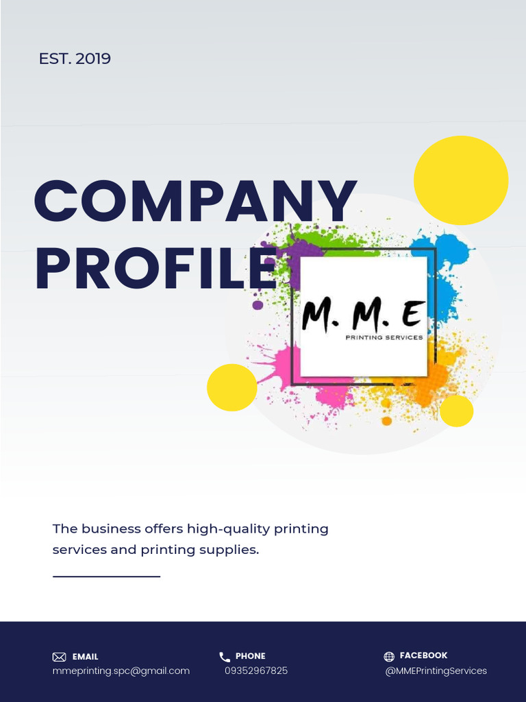 Mme Company Profile | PDF