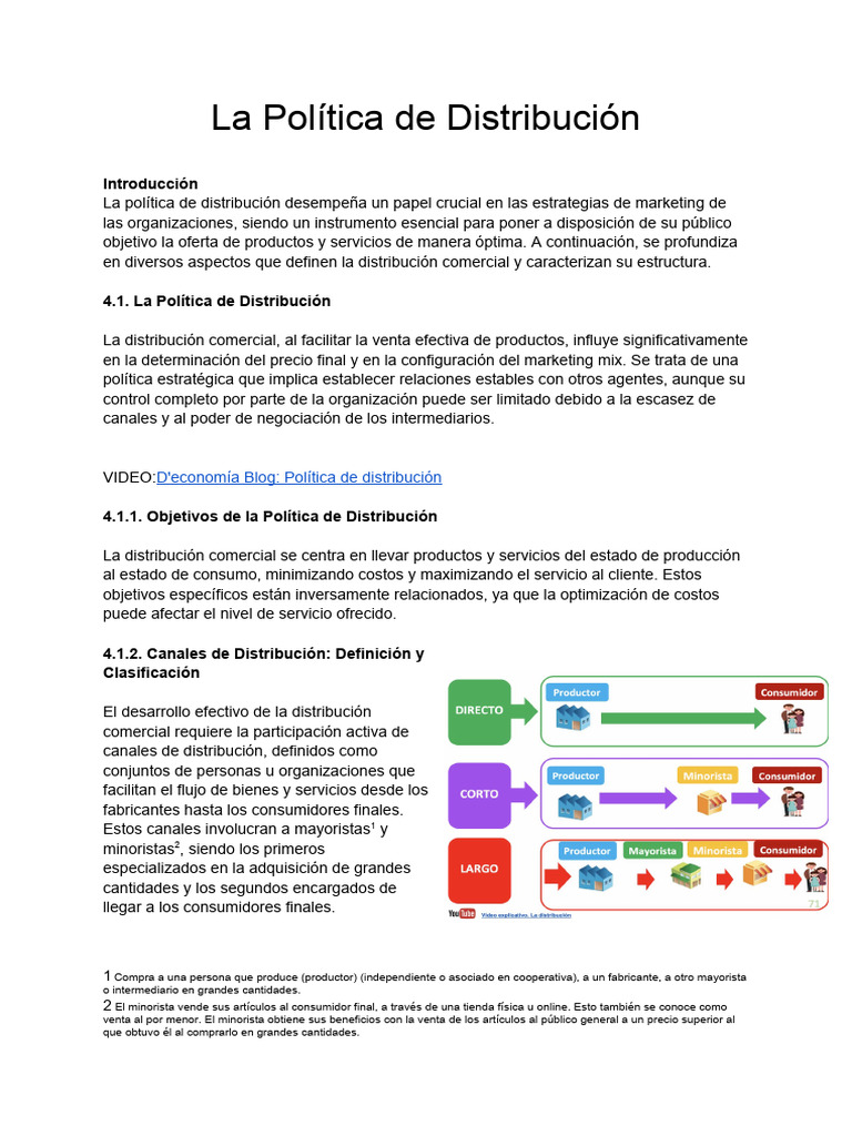 Alfonso Blancat Prieto - LA POLÍTICA DE DISTRIBUCIÓN | PDF | Mercado ...