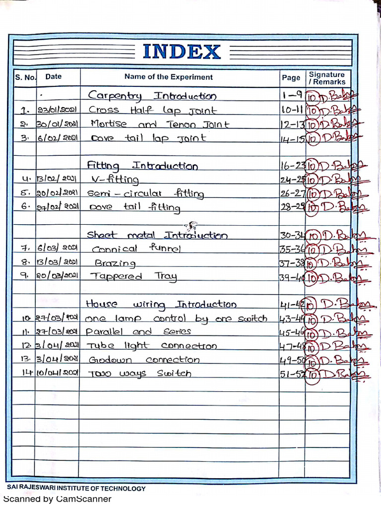 Engg. Workshop Lab | PDF