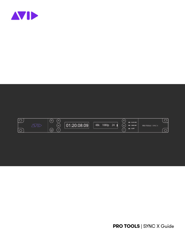 Pro Tools Sync X Guide v3 | PDF