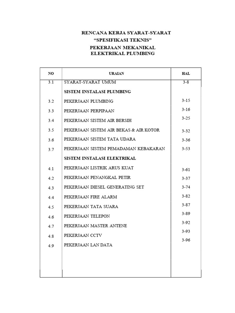Rks Mep SDH Karawang-1 | PDF