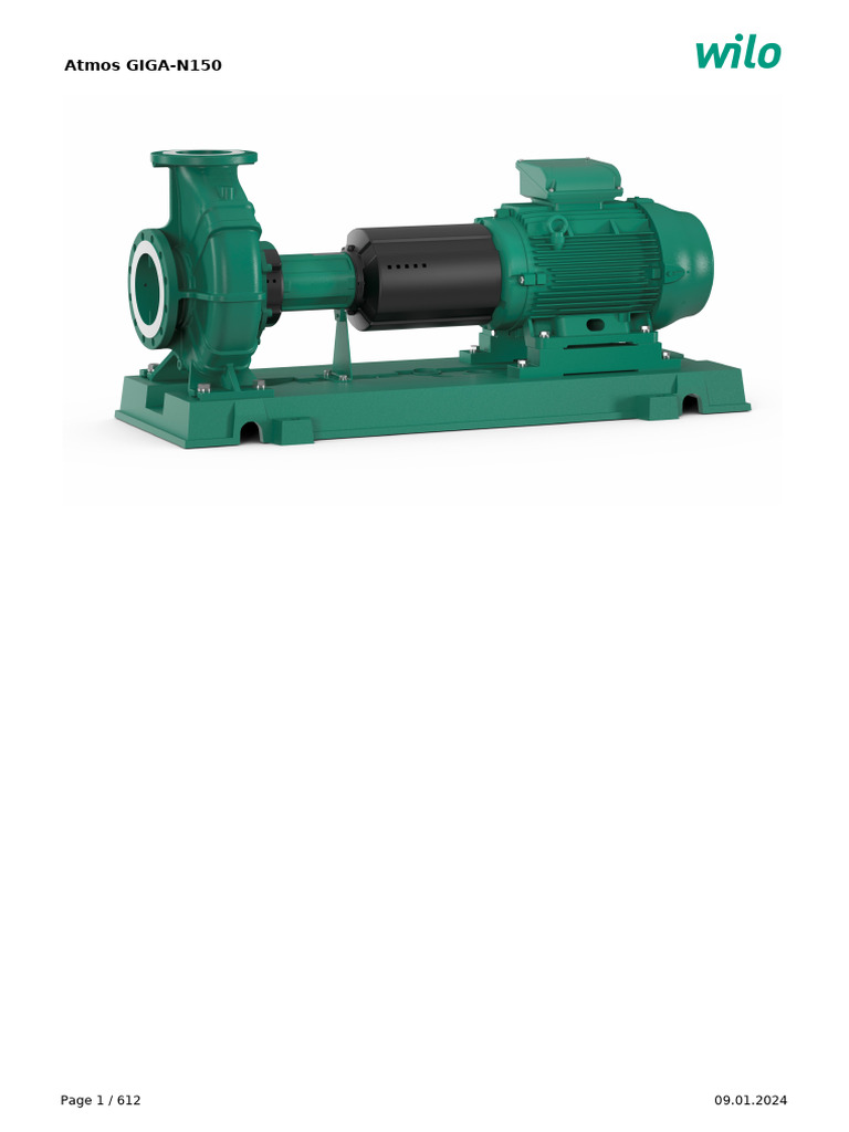 Atmos Giga n150 | PDF | Pump | Hydraulics