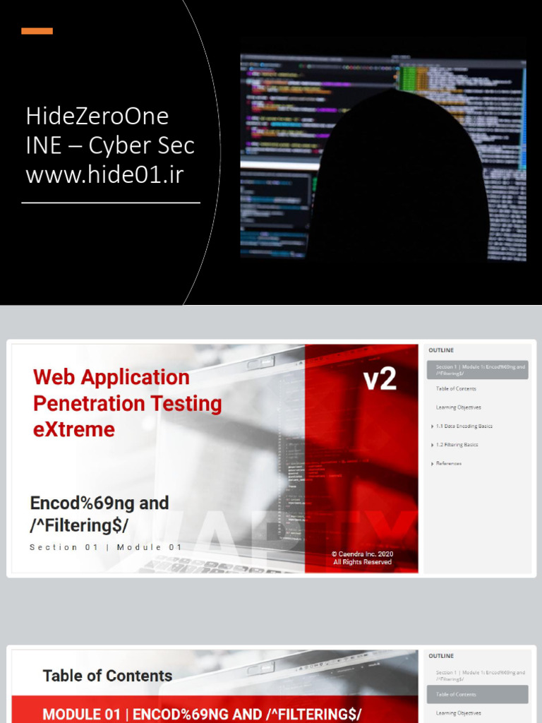Encoding and Filtering Hide01.ir | PDF