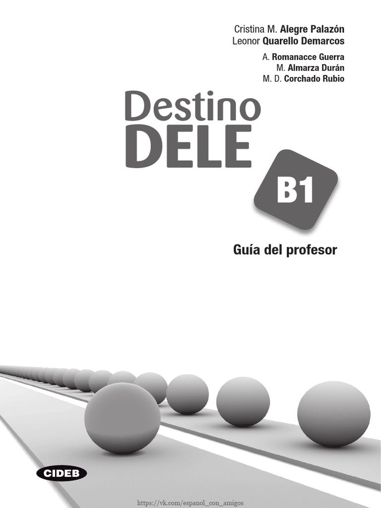 Guía del Profesor DELE B1 | PDF