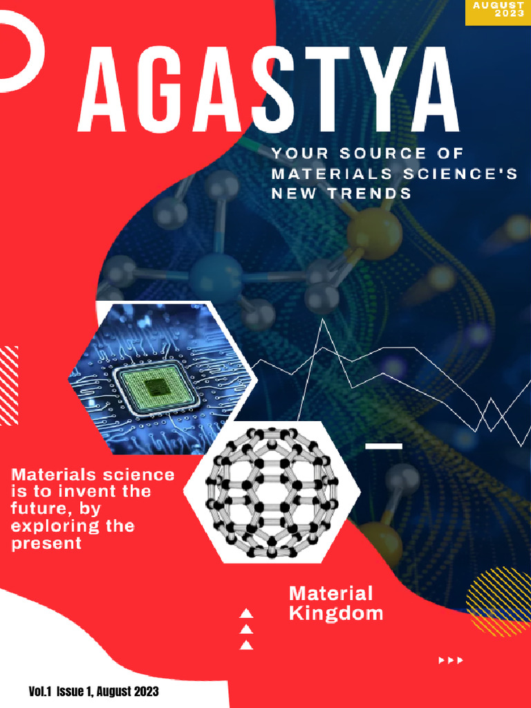 Agastya Vol 1 Issue 1 2023 | PDF | Metals | Doctor Of Philosophy
