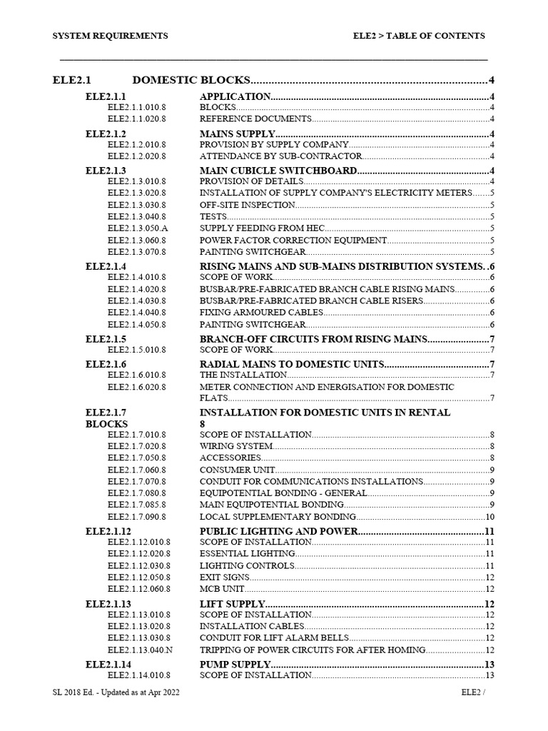 ELE2-18 MostUpdated 04052022 | PDF | Electrical Wiring | Switch