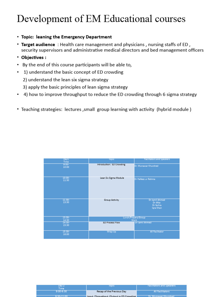 Development of EM Educational Courses | PDF