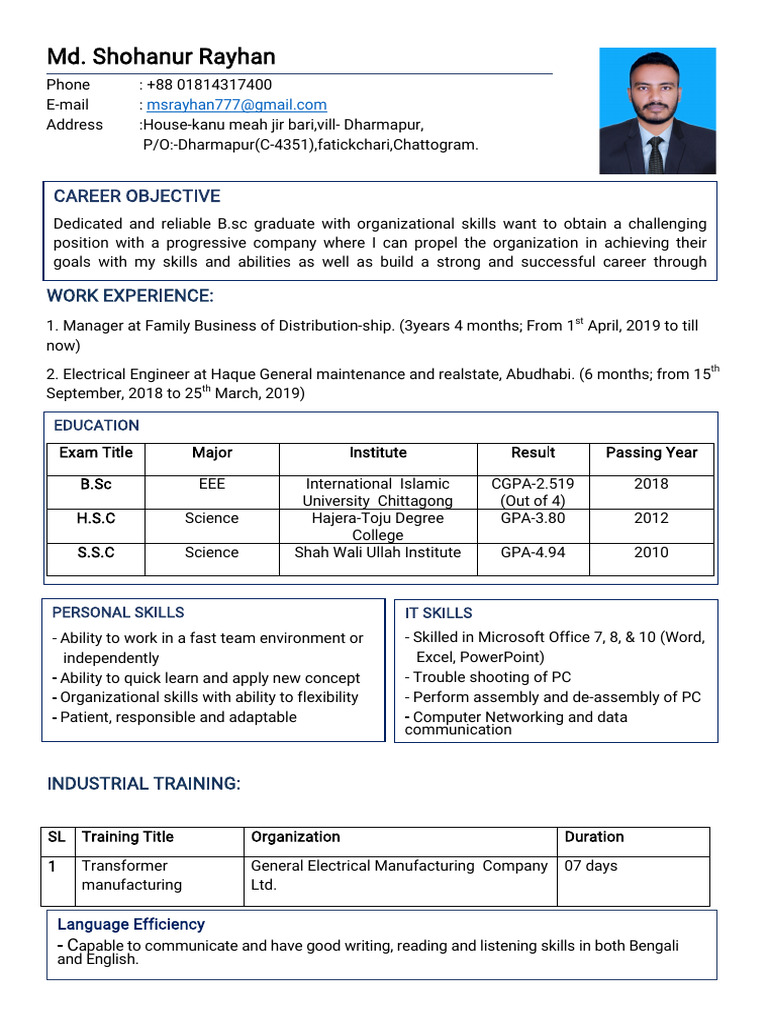 Sohan CV 1 | PDF | Computing