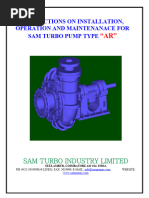 Sam Turbo Pumps Catalogue | PDF | Pump | Valve