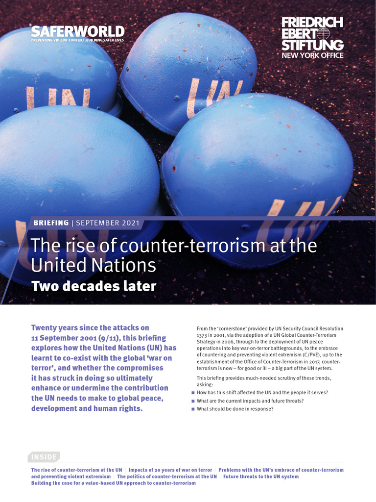 The Rise of Counter Terrorism at The Un Pages HQ | PDF | United Nations ...
