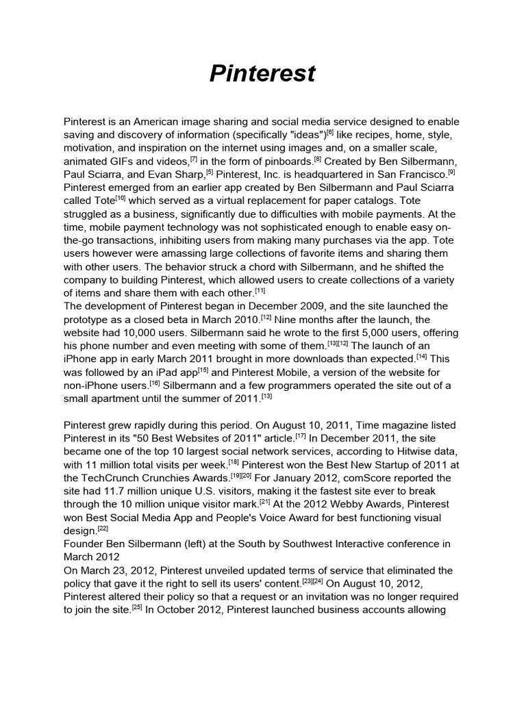 Pinterest | PDF