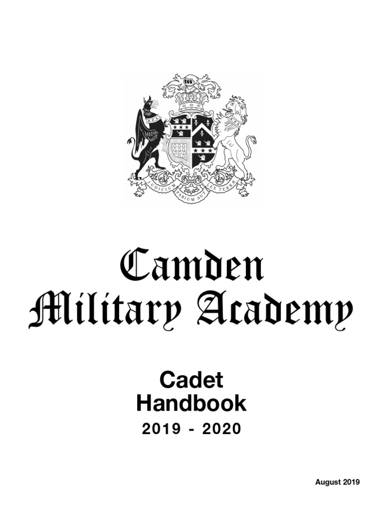 6550 Cadet-Handbook CMA | PDF | Non Commissioned Officer | Company (Military Unit)