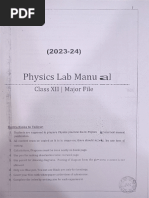 GSEB 12th Physics Journal - Eng (VisionPapers - In) | PDF