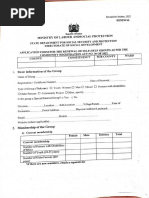 Application Form For A Community Based Organization (Cbo) | PDF ...