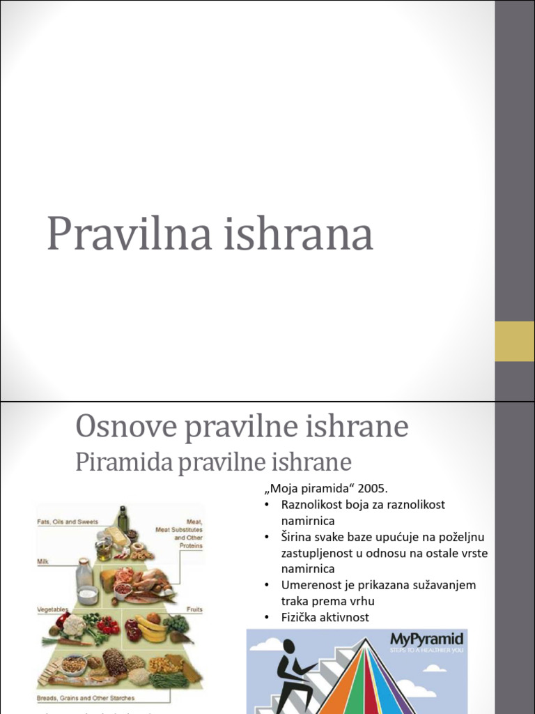 Pravilna Ishrana | PDF