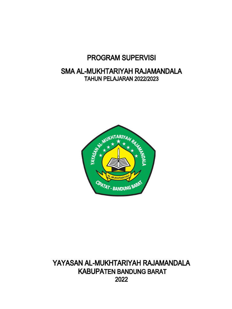 Program-Supervisi 2223 | PDF